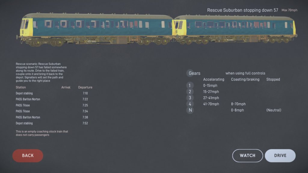 Diesel Railcar Simulator – Tally-Ho Corner