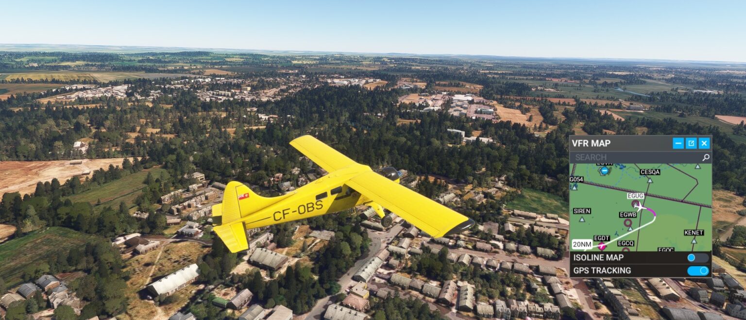 Chalked Up (Wandering Wessex in an FS2020 Beaver) – Tally-Ho Corner