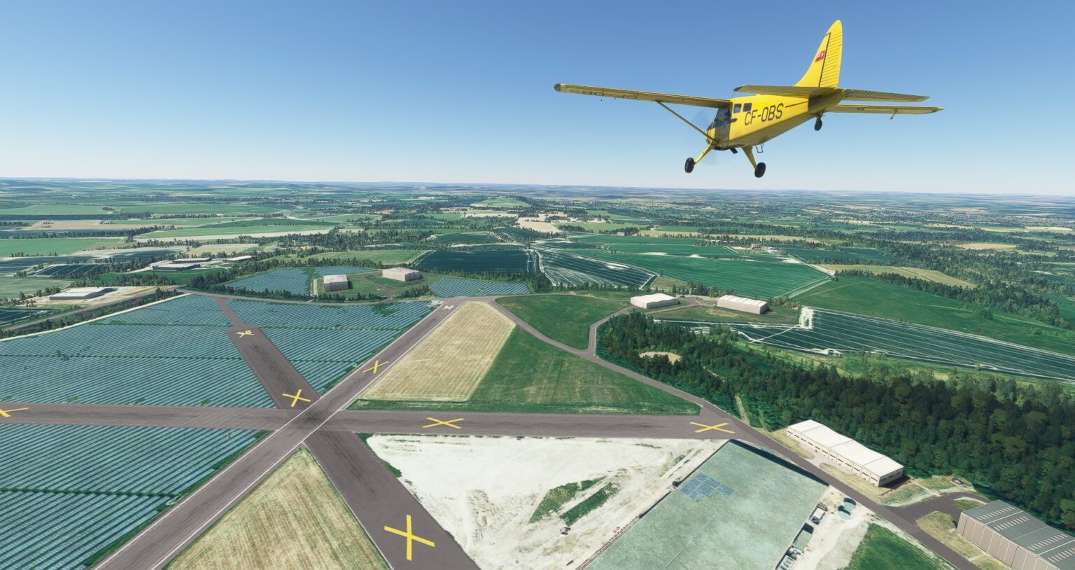 Chalked Up (Wandering Wessex in an FS2020 Beaver) – Tally-Ho Corner