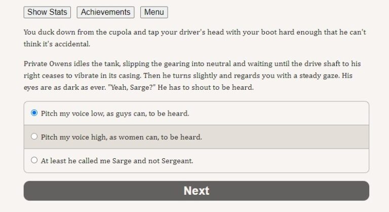 World War II Armored Recon is an inclusive text-based Stuart sim – Tally-Ho Corner